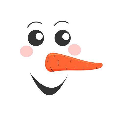 Snowman Face Clipart Cute Holiday Graphics For Creative Projects