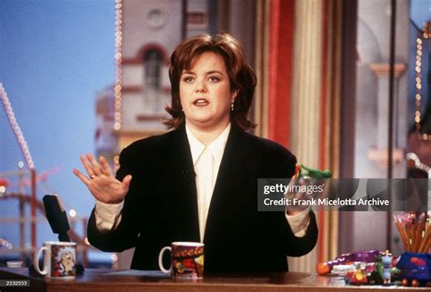 Talk Show Host Rosie Odonnell On Her Show In New York City News