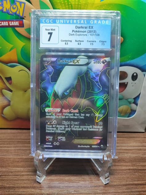 Cgc 7 Darkrai Ex W Subgrades Grade It