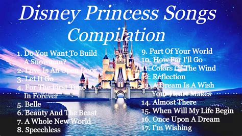 Disney Princess Songs Compilation
