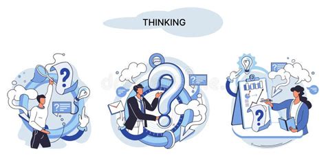 Problem Solving Concept Woman Wondering Or Thinking Planning Or