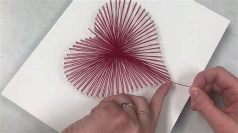 Adult Craft String Art Heart Youtube String Art Heart String Art