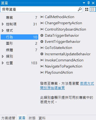 UWP 的 DataTriggerBehavior Help 點部落