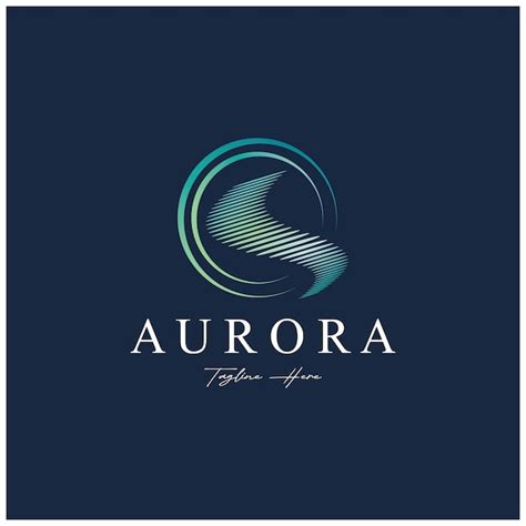Premium Vector Aurora Logo Design Icon Illustration Vector Template