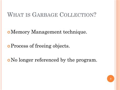 Ppt Garbage Collection Powerpoint Presentation Free Download Id1835095