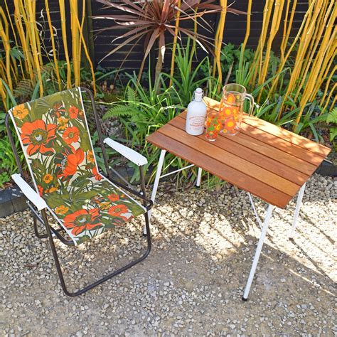 Vintage 1960s Folding Danish Teak Slatted Table Pineapple Retro