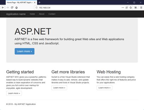 Asp Net How To Run Deployed App In Docker For Windows Stack Overflow