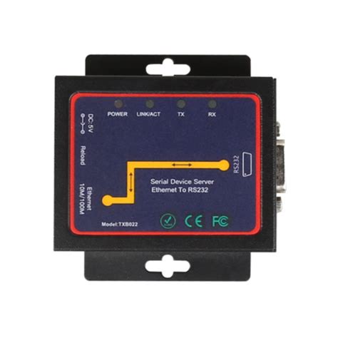 Промышленный Modbus Serial Rs232 Rs485 Преобразователь Rs422 в Ethernet