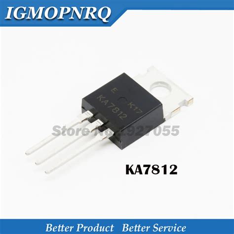 10-PCS-KA7812CV-TO-220-L7812-KA7812-TO220-MC7812-three-terminal-voltage ...