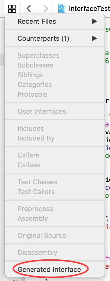 Ios Create Header And Implementation File In Swift Stack Overflow