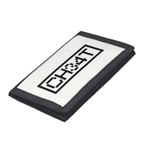 Leet Cheat Trifold Wallet Zazzle Unique Greeting Cards Free