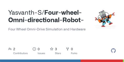 Github Yasvanth S Four Wheel Omni Directional Robot Four Wheel Omni Drive Simulation And