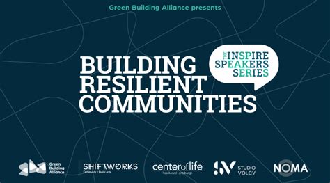 Inspire Speakers Series Presents Building Resilient Communities