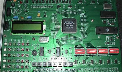 Printed Circuit Board With Cyclone Fpga Download Scientific Diagram