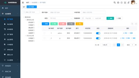 github yangzongzhuan ruoyi vue tada ruoyi 官方仓库 基于springboot