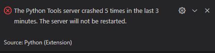 Python Keeps Crashing Itself Issue Microsoft Vscode Python GitHub
