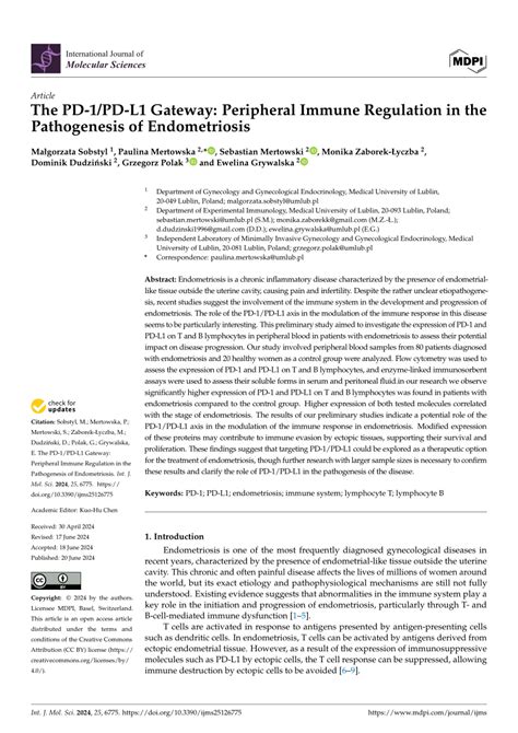 Pdf The Pd 1 Pd L1 Gateway Peripheral Immune Regulation In The