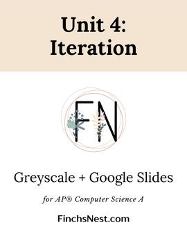 Unit Iteration NOTES APCSA Greyscale By Binary Addition