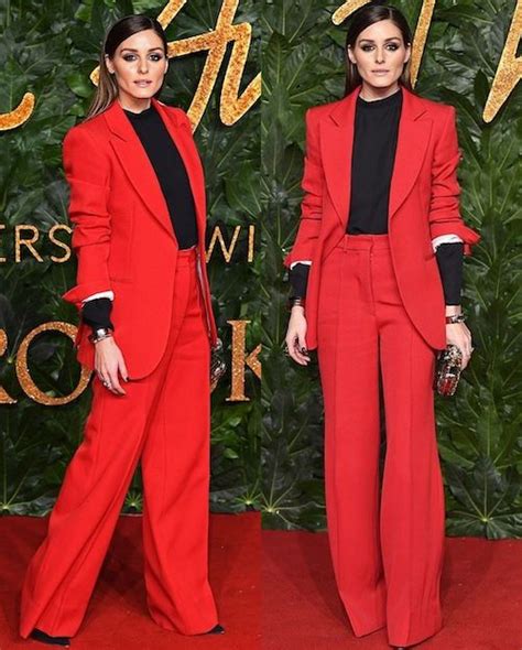 قرمز گرم‌ترین رنگ است اگر این ۱۷ زن مشهور کت و شلوارهای قرمز بپوشند