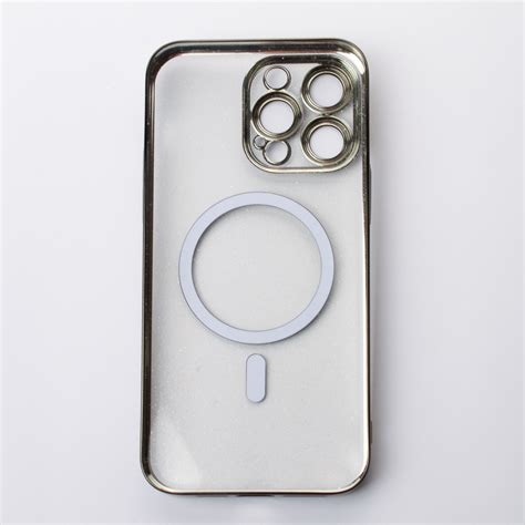 Пластиковый чехол MagSafe "Glitter" для iPhone 15 Pro Max черный ...