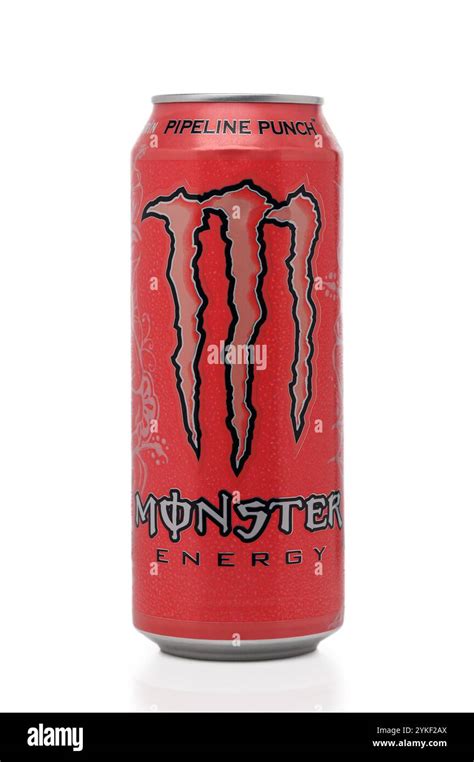 A Striking Energy Drink Can Featuring Bright Colors And Energetic