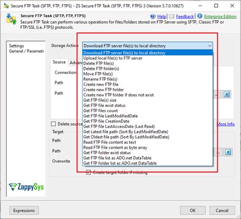 Ssis Tutorial Using Sftp Vs Ftp Task Ssis Tutorials Zappysys Community