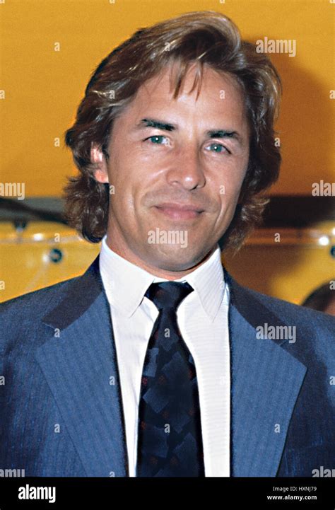Don Johnson Us Actor Best Known For His Roll As Sonny Crocket In Miami
