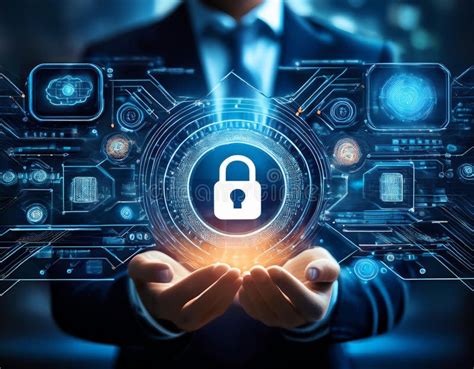 Visual Of Cyber Security Services And Solutions Stock Illustration Illustration Of Style