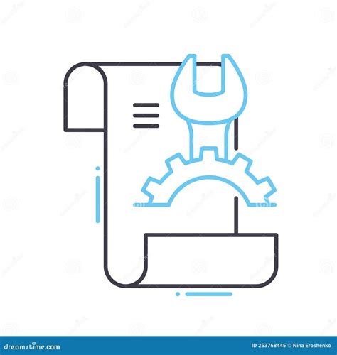 Data Parameters Line Icon Outline Symbol Vector Illustration Concept Sign Stock Vector Data Parameters Line Icon Outline Symbol Vector Illustration Concept Sign Stock Vector