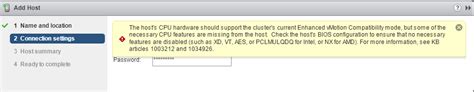 Vmware Cpu Hardware Should Support Clusters Current Evc Mode