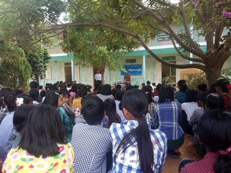 နတ်မောက်မြို့နယ် အခြေခံပညာအထက်တန်းကျောင်း စိုင်ကောင်း တွင် လူငယ်ရေးရာ အသိပညာပေး ဟောပြောပွဲကျင