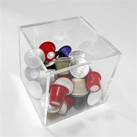 커피캡슐 케이스 보관함 아크릴 투명 사각 케이스 15 헬로마켓
