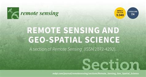 remote sensing mdpi on linkedin 📢we are glad to share with you that