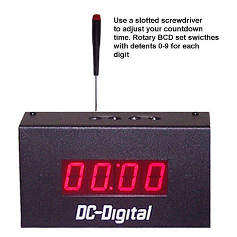 DC 10T DN BCD 1 0 Inch LED Digital BCD Rotary Switch Set Multi Input PLC Relay Switch