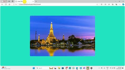 Html And Css Project 29 Image Slide Created By Trishanth Kumar Youtube