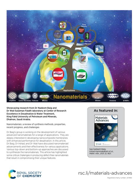 Nanomaterials Synthesis And Challenges Pdf Nanotechnology Nanoparticle