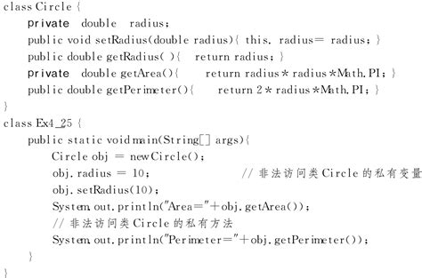 java 类中有几种访问权限 类中成员的访问权限 java语言程 csdn博客