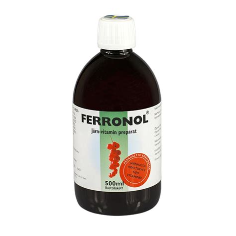 Köp BioMedica Ferronol 500ml - Hälsokraft