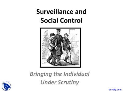 Surveillance Introduction To Sociology Lecture Slides Docsity