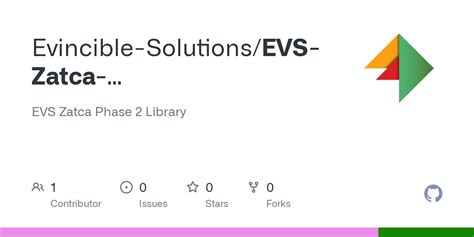 github evincible solutions evs zatca sdknetframeworklib evs zatca
