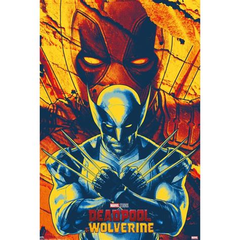 Deadpool And Wolverine Movie Poster Art Poster Video Game Heaven And Cool