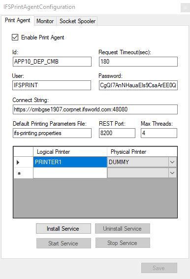 Configure And Install Net Based Print Agents
