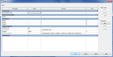 RevitCity Com Visibility Parameter