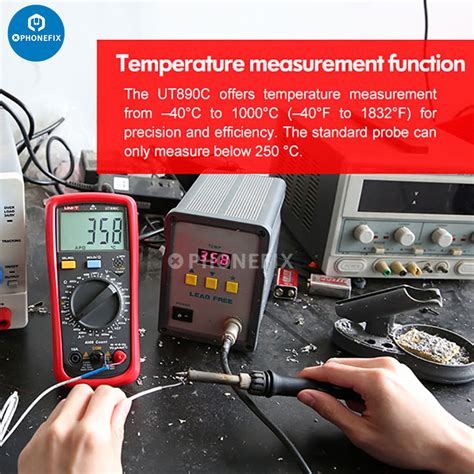 Uni T Ut890c D True Rms Lcd Digital Multimeter Capacitance Meter