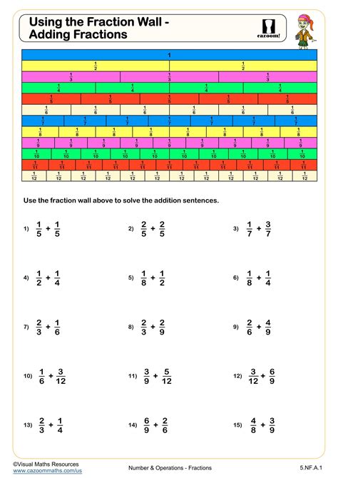 Reducing Fractions Worksheet Adding And Subtracting Fractions