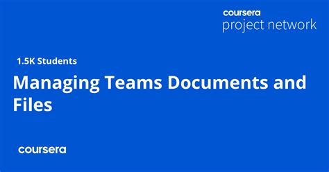 Managing Teams Documents And Files
