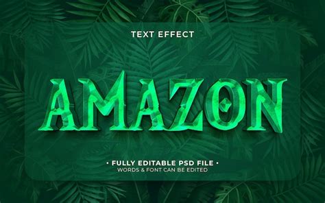 Premium Psd Amazon Text Effect