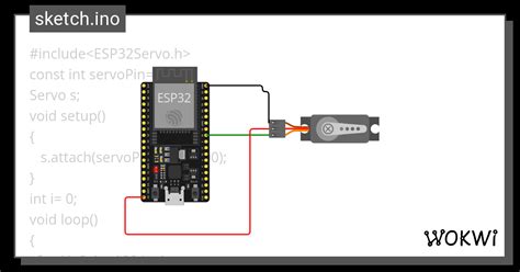 Servomotor Using Esp32 Copy Wokwi Esp32 Stm32 Arduino Simulator