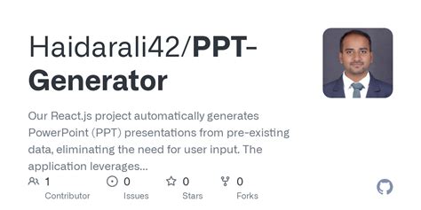 github haidarali42 ppt generator our react js project automatically