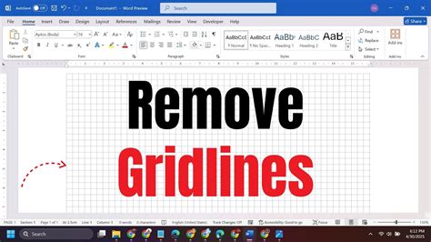 How To Remove Gridlines In Word YouTube